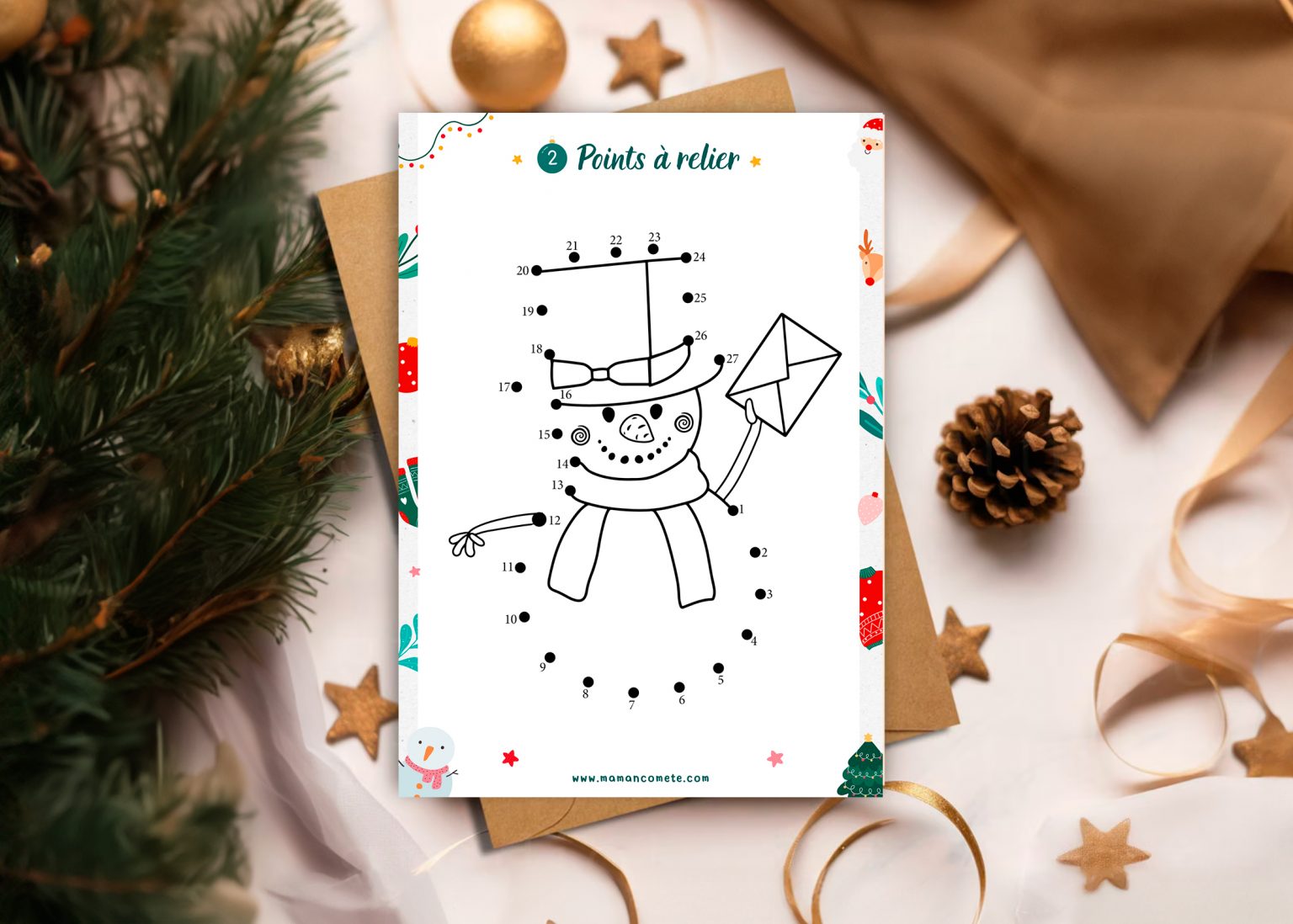 Cahier d’Activités de Noël Gratuit à Imprimer pour Enfants de 3 à 6 Ans ...
